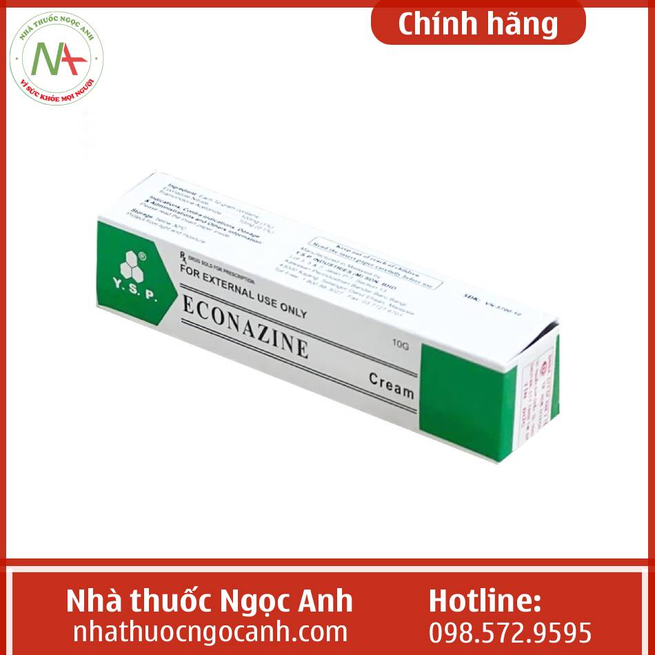 Thuốc bôi Econazine 10g giá bao nhiêu? Mua ở đâu chính hãng?