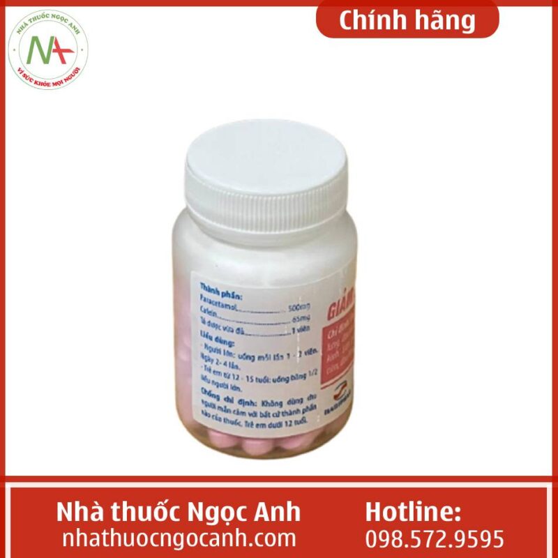 Thuốc Giảm đau Hadiphar giá bao nhiêu? Mua ở đâu chính hãng?