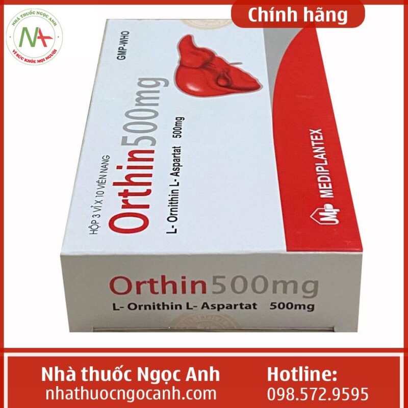 Thuốc Orthin 500mg có tác dụng gì? Giá bao nhiêu, mua ở đâu?
