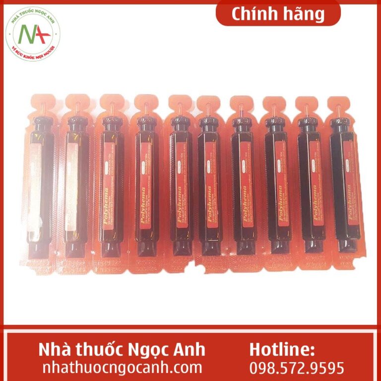 Thuốc Polyhema 50mg/10ml là thuốc gì? mua ở đâu, giá bao nhiêu
