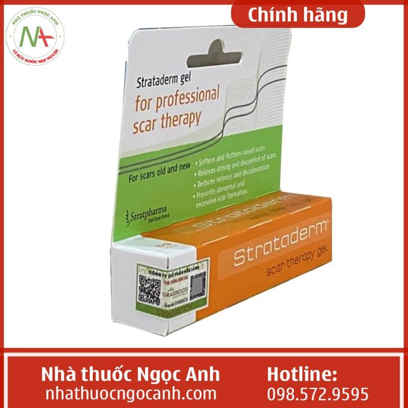 Thuốc trị sẹo Strataderm 5g tốt không, giá bao nhiêu? Mua ở đâu?