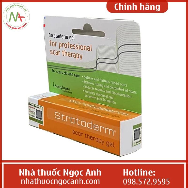 Thuốc trị sẹo Strataderm 5g tốt không, giá bao nhiêu? Mua ở đâu?