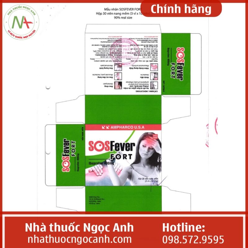 Thuốc SOSFever Fort có tác dụng gì? giá bao nhiêu? Mua ở đâu