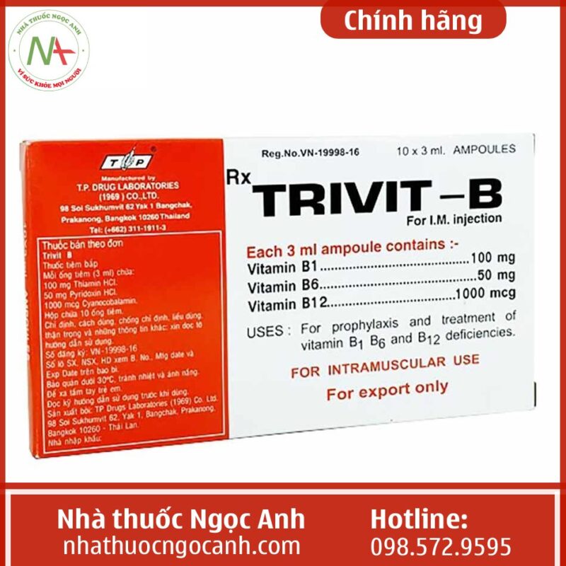 Thuốc Trivit-B có tác dụng gì? Mua ở đâu? Giá bao nhiêu