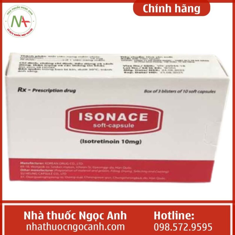 Thuốc Isonace là gì, có tác dụng gì, giá bao nhiêu, mua ở đâu