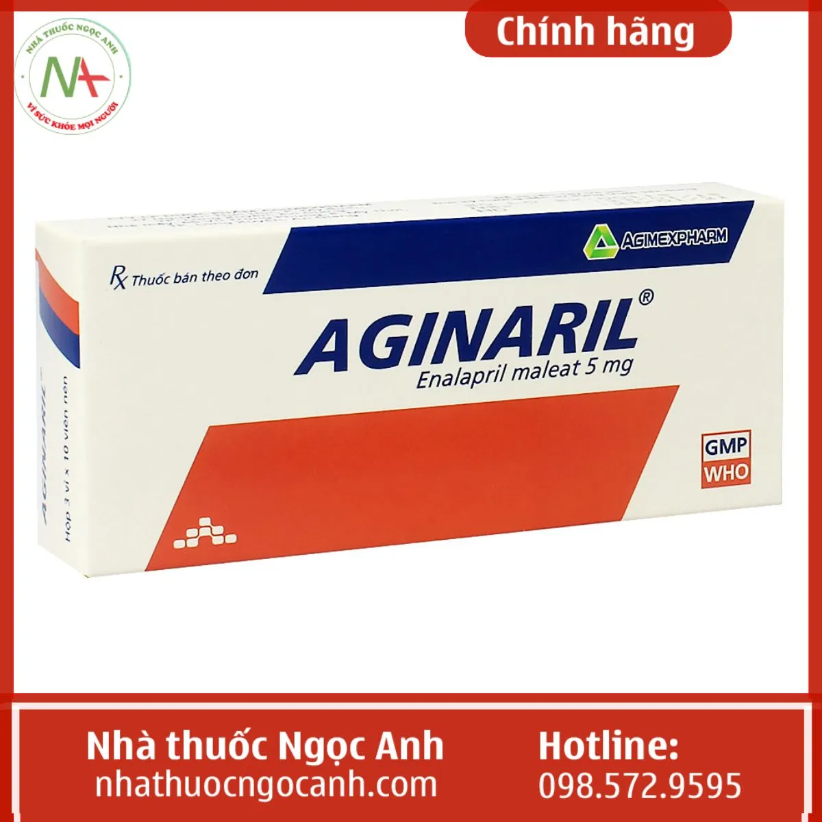 Thuốc Aginaril 5 là thuốc gì, giá bao nhiêu, mua ở đâu, tác dụng gì