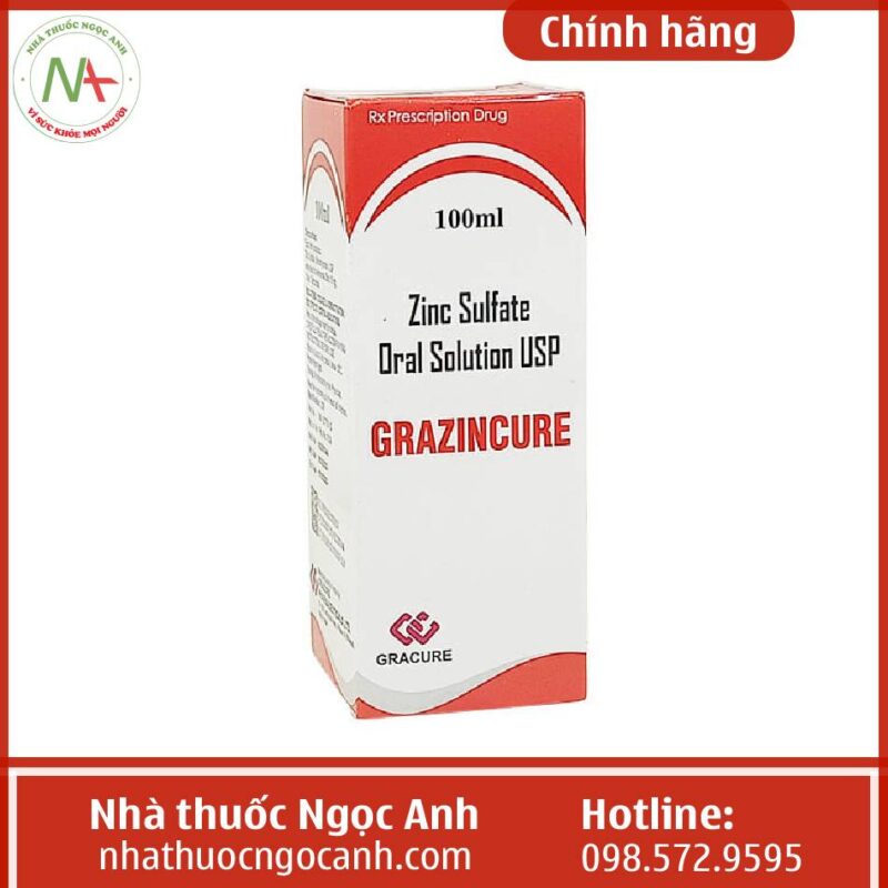 Thuốc Grazincure 100ml có tác dụng gì? Giá bao nhiêu, mua ở đâu?