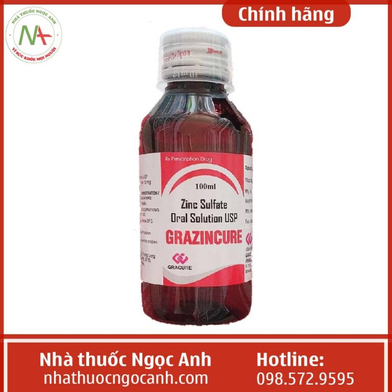 Thuốc Grazincure 100ml có tác dụng gì? Giá bao nhiêu, mua ở đâu?
