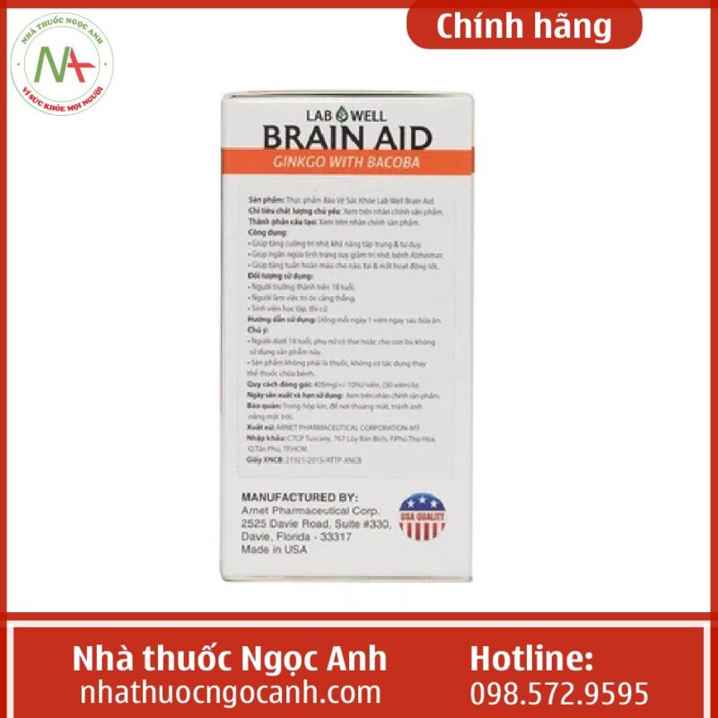 Thuốc bổ não Lab Well Brain có tốt không? Mua ở đâu? Giá bao nhiêu?