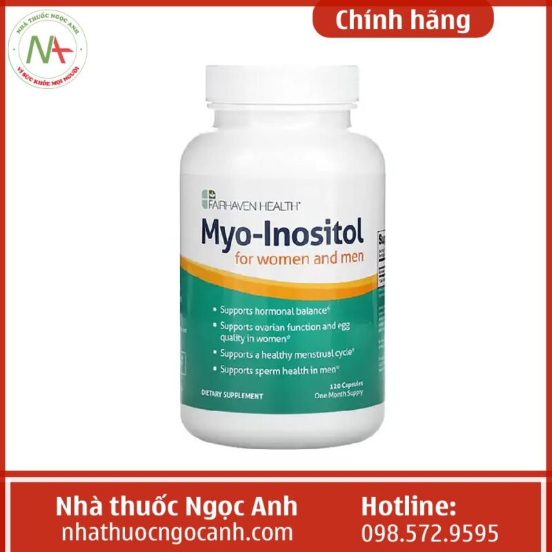 Thuốc Myo-Inositol For Women and Men có tác dụng gì, giá bao nhiêu, mua ...