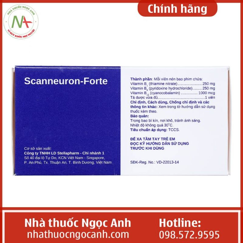 Thuốc Scanneuron Forte có tốt không, giá bao nhiêu? Mua ở đâu?