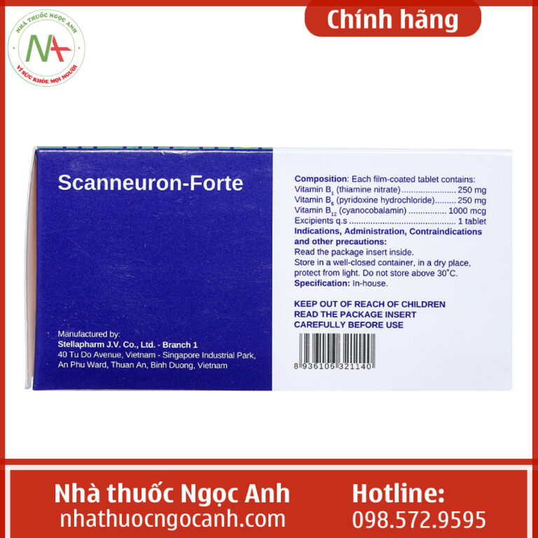 Thuốc Scanneuron Forte có tốt không, giá bao nhiêu? Mua ở đâu?