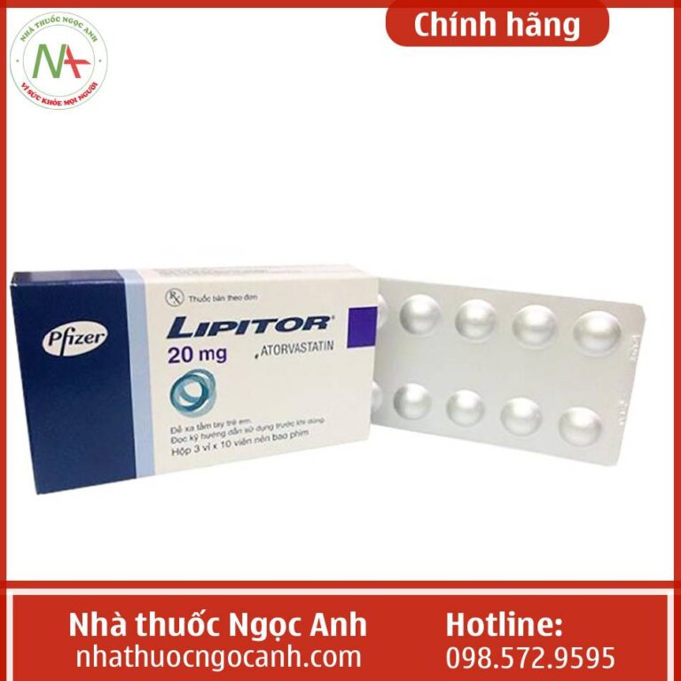 Thuốc Lipitor 20 mg có công dụng gì? Giá bao nhiêu? Mua ở đâu?