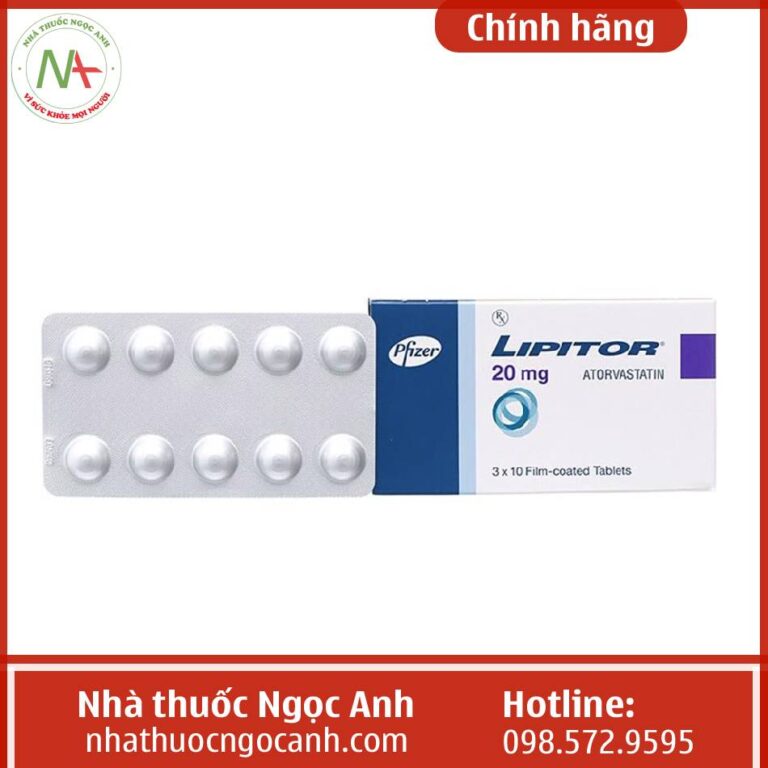 Thuốc Lipitor 20 mg có công dụng gì? Giá bao nhiêu? Mua ở đâu?