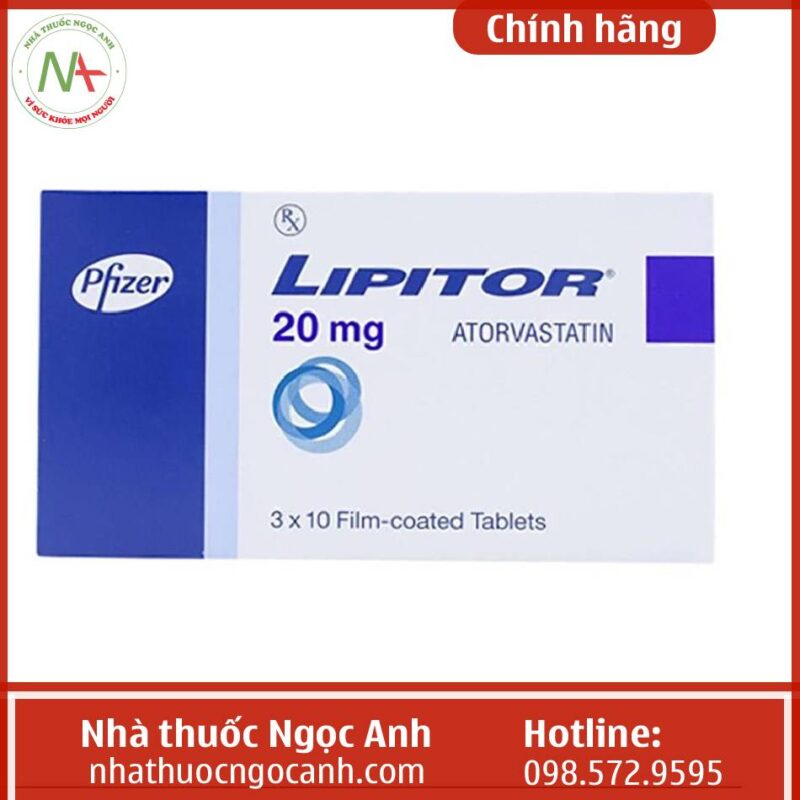 Thuốc Lipitor 20 mg có công dụng gì? Giá bao nhiêu? Mua ở đâu?
