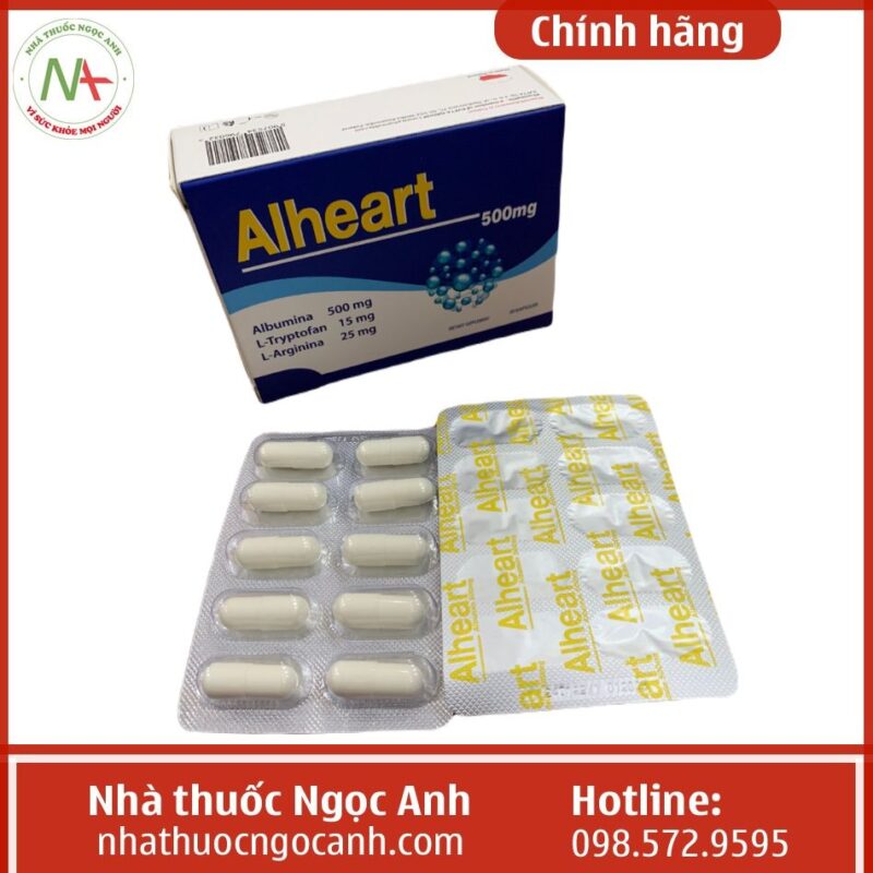Thuốc Alheart 500mg là gì, công dụng, có tốt không, giá bao nhiêu