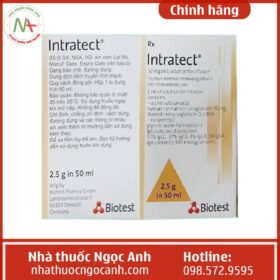 Thuốc Intratect là thuốc gì? Công dụng? Giá bao nhiêu, mua ở đâu?