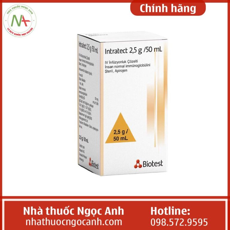 Thuốc Intratect là thuốc gì? Công dụng? Giá bao nhiêu, mua ở đâu?