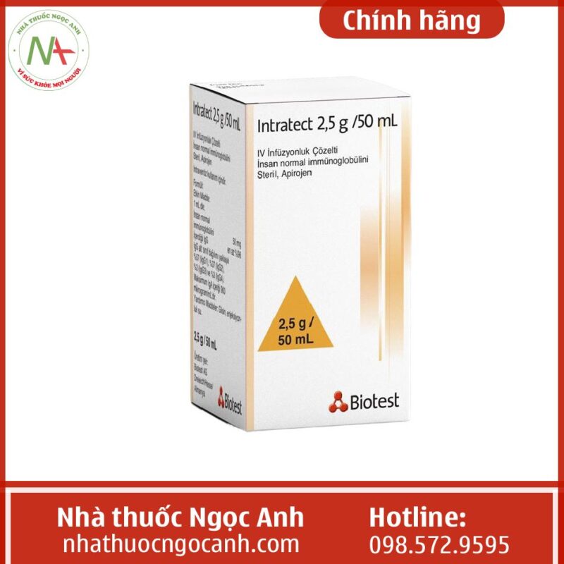 Thuốc Intratect là thuốc gì? Công dụng? Giá bao nhiêu, mua ở đâu?