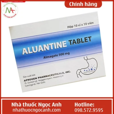 Thuốc Aluantine Tablet 500mg là thuốc gì? giá bao nhiêu? mua ở đâu