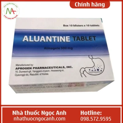 Thuốc Aluantine Tablet 500mg là thuốc gì? giá bao nhiêu? mua ở đâu