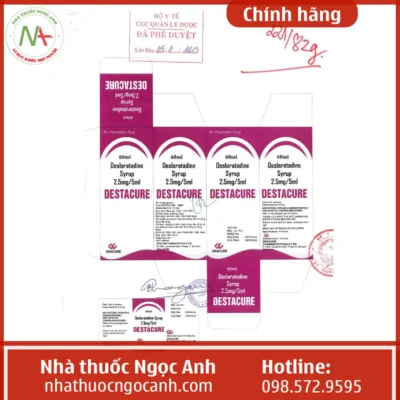 Thuốc Destacure 60ml là thuốc gì? giá bao nhiêu? mua ở đâu