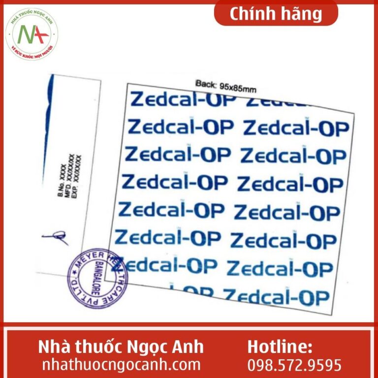 Thuốc Zedcal-OP là gì, có tác dụng gì, giá bao nhiêu, mua ở đâu