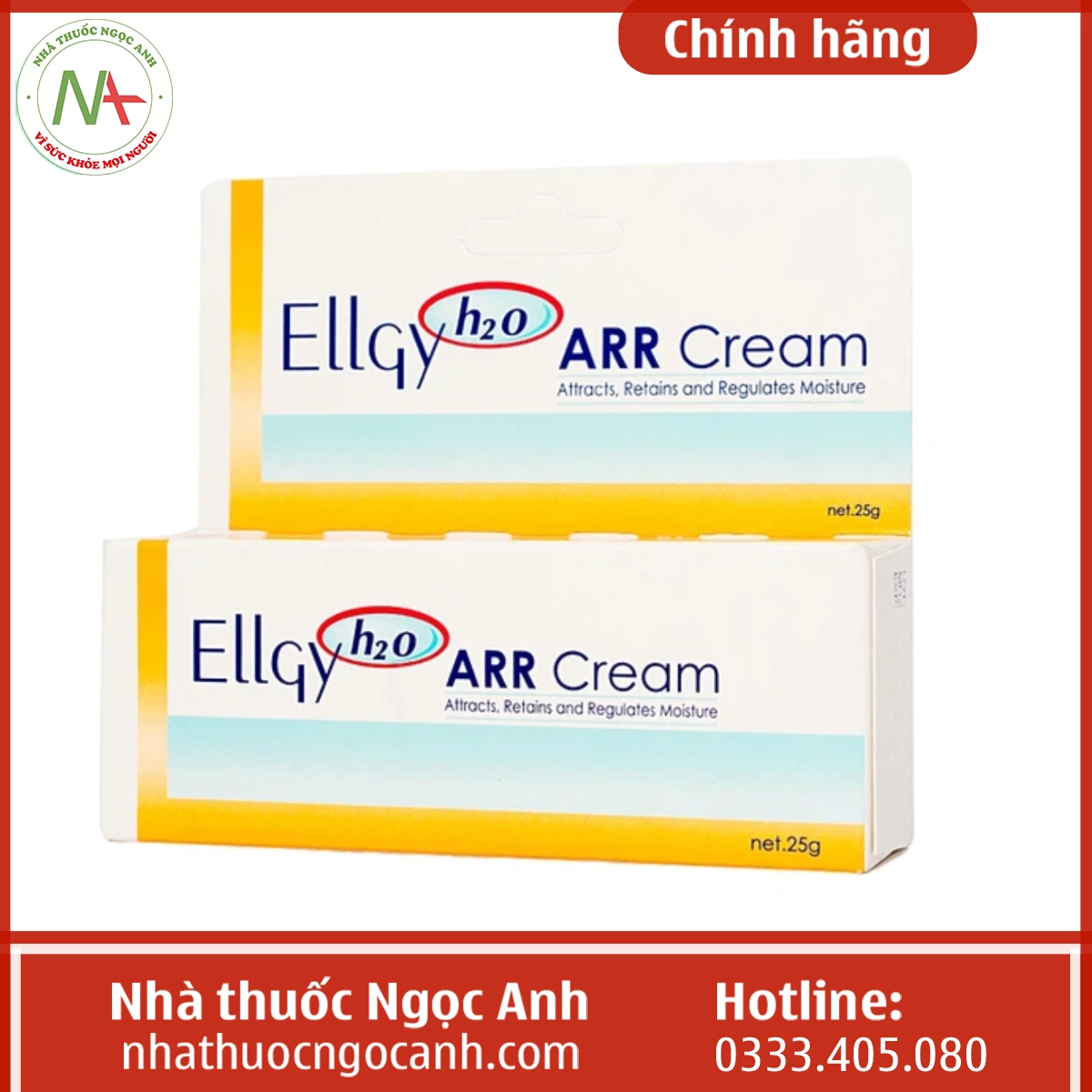 Kem dưỡng ẩm Ellgy H2O ARR Cream 25g giá bao nhiêu, mua ở đâu