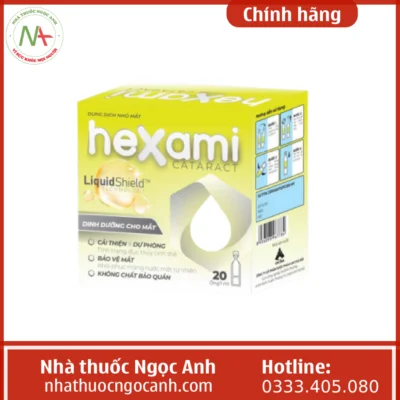 Thuốc nhỏ mắt Hexami Cataract giá bao nhiêu? Mua ở đâu?