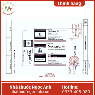 Thuốc Nexipraz 40 là thuốc gì? Giá bao nhiêu? Mua ở đâu?