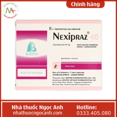 Thuốc Nexipraz 40 là thuốc gì? Giá bao nhiêu? Mua ở đâu?