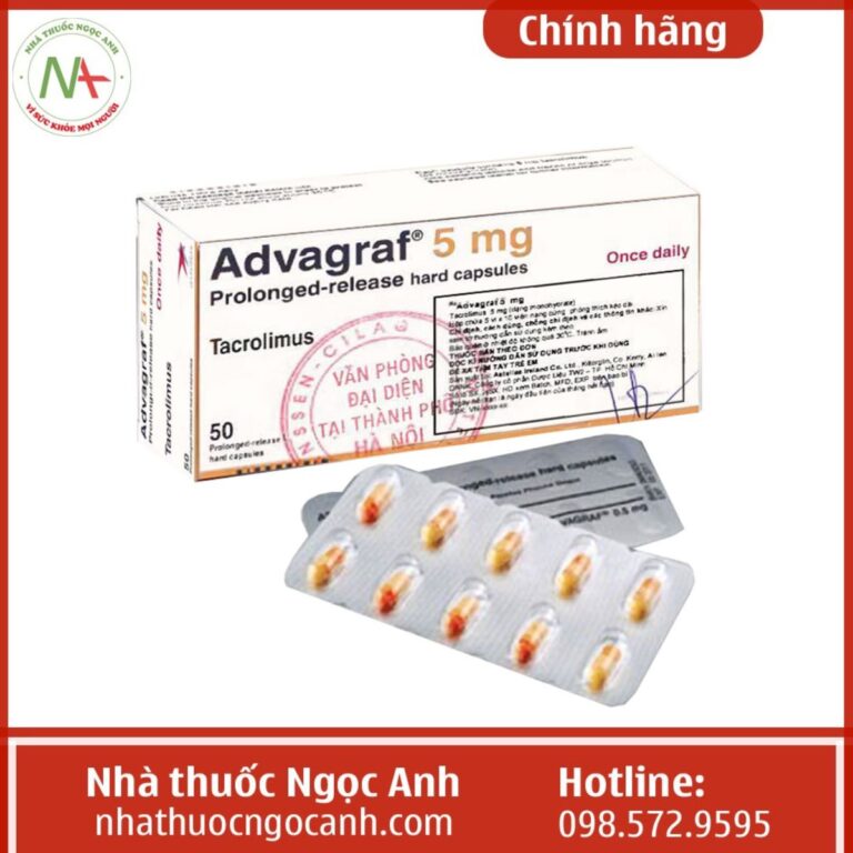 Thuốc Advagraf 5mg là gì, tác dụng gì, giá bao nhiêu, mua ở đâu