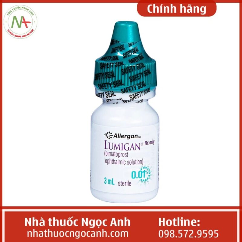 Thuốc Lumigan 0,01% là gì, tác dụng gì, giá bao nhiêu, mua ở đâu
