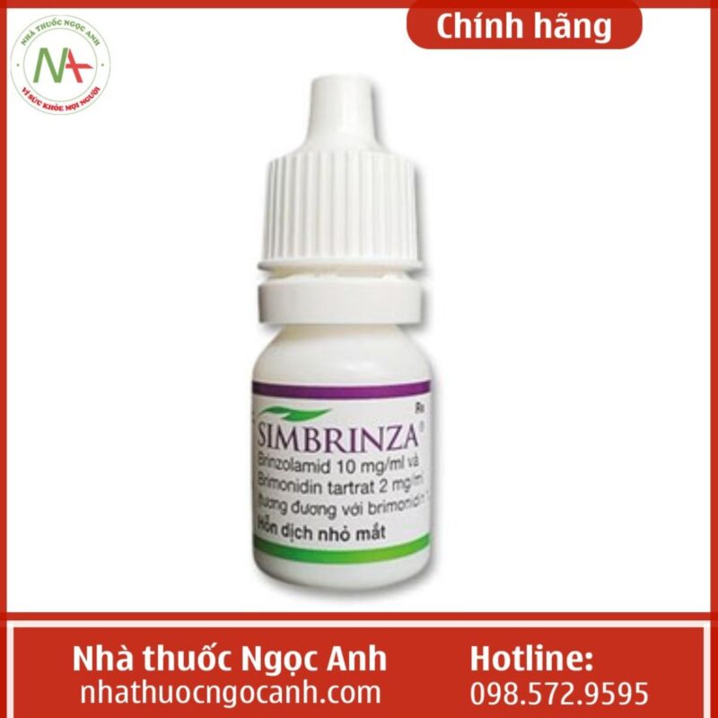 Thuốc Simbrinza 5ml Alcon giá bao nhiêu, mua ở đâu TPHCM