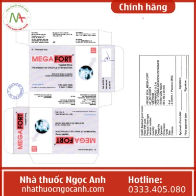 Thuốc Megafort Sanofi có tác dụng gì? giá bao nhiêu? mua ở đâu