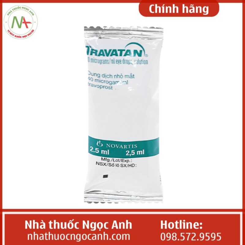 Thuốc Travatan là gì, có tác dụng gì, giá bao nhiêu, mua ở đâu