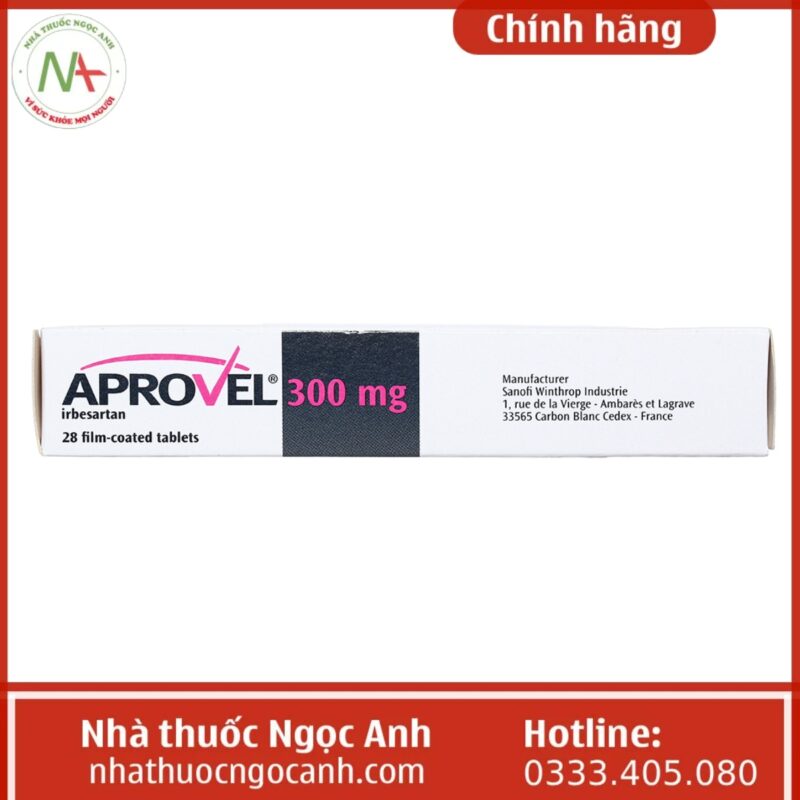 Thuốc Aprovel 300mg có tác dụng gì, giá bao nhiêu, mua ở đâu?
