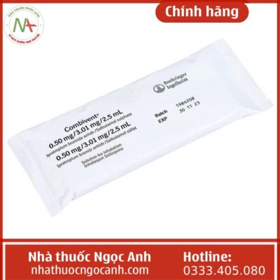 Thuốc Combivent 2.5ml khí dung giá bao nhiêu, mua ở đâu, tác dụng gì
