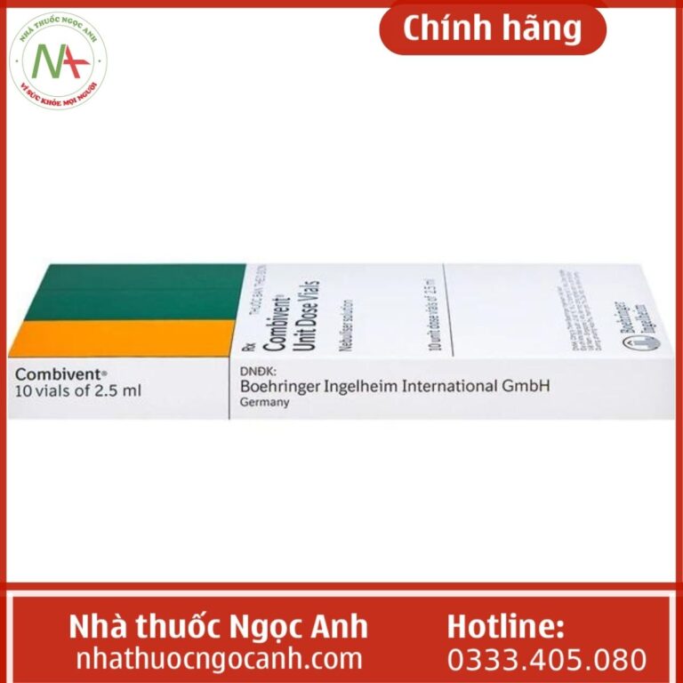 Thuốc Combivent 2.5ml khí dung giá bao nhiêu, mua ở đâu, tác dụng gì