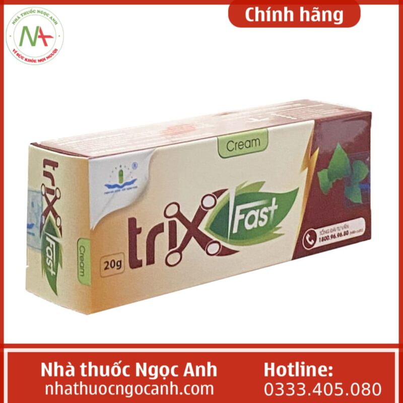 Kem bôi trĩ Cream Trix Fast 20g có tốt không, giá bao nhiêu, mua ở đâu?