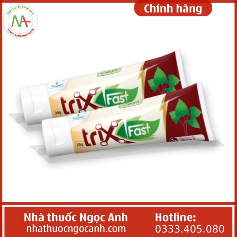 Kem bôi trĩ Cream Trix Fast 20g có tốt không, giá bao nhiêu, mua ở đâu?