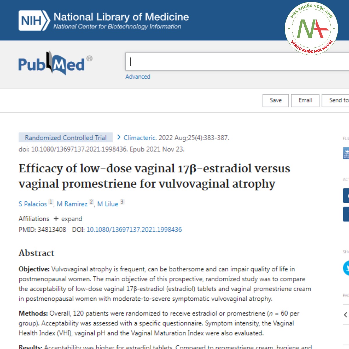 Thuốc đặt Promestriene điều trị teo âm đạo, thúc đẩy lành vết thương âm đạo