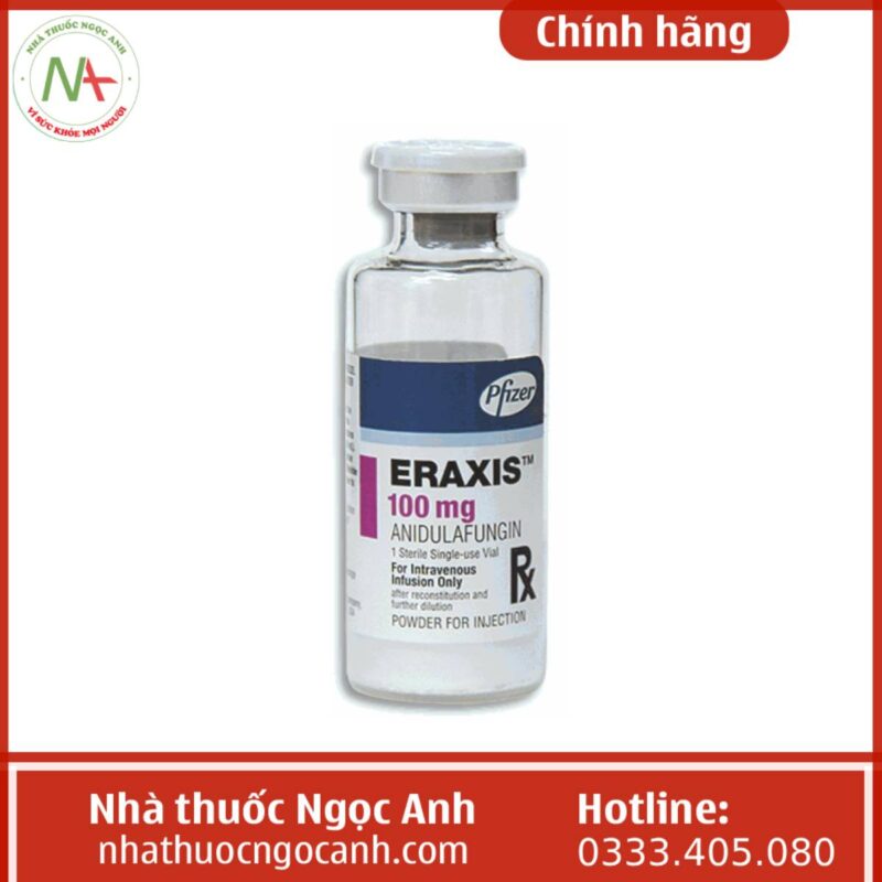 Thuốc tiêm Eraxis điều trị nấm Candida giá bao nhiêu, mua ở đâu?