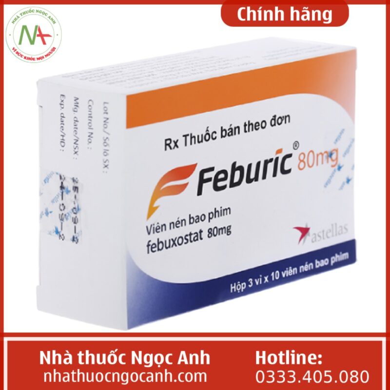 Thuốc Feburic 80mg có tác dụng gì, giá bao nhiêu, mua ở đâu?