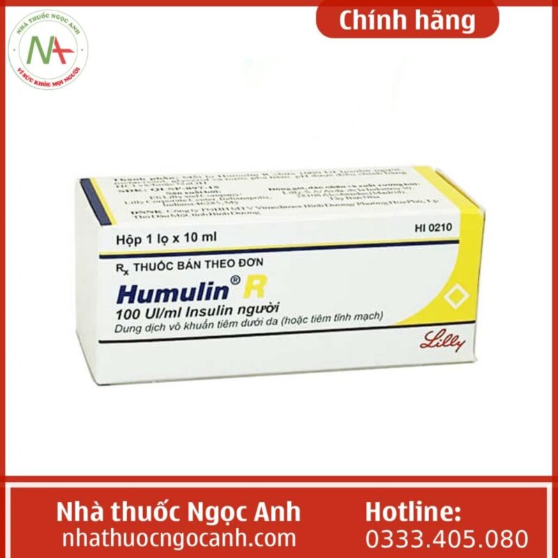 Thuốc Humulin R là thuốc gì, có tác dụng gì, giá bao nhiêu, mua ở đâu?