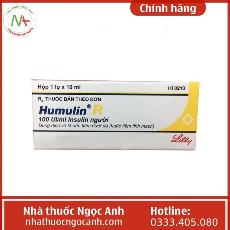 Thuốc Humulin R là thuốc gì, có tác dụng gì, giá bao nhiêu, mua ở đâu?