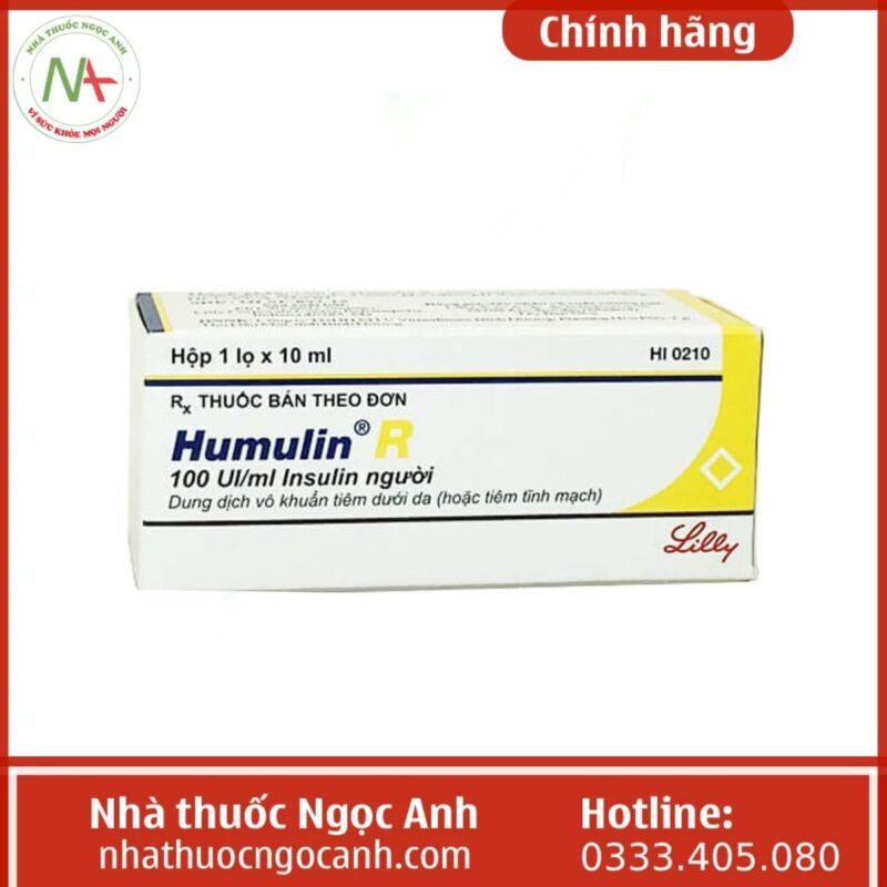 Thuốc Humulin R là thuốc gì, có tác dụng gì, giá bao nhiêu, mua ở đâu?