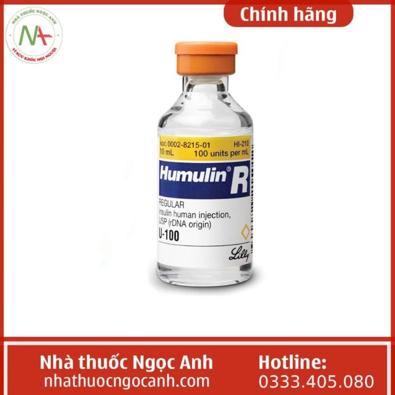 Thuốc Humulin R là thuốc gì, có tác dụng gì, giá bao nhiêu, mua ở đâu?