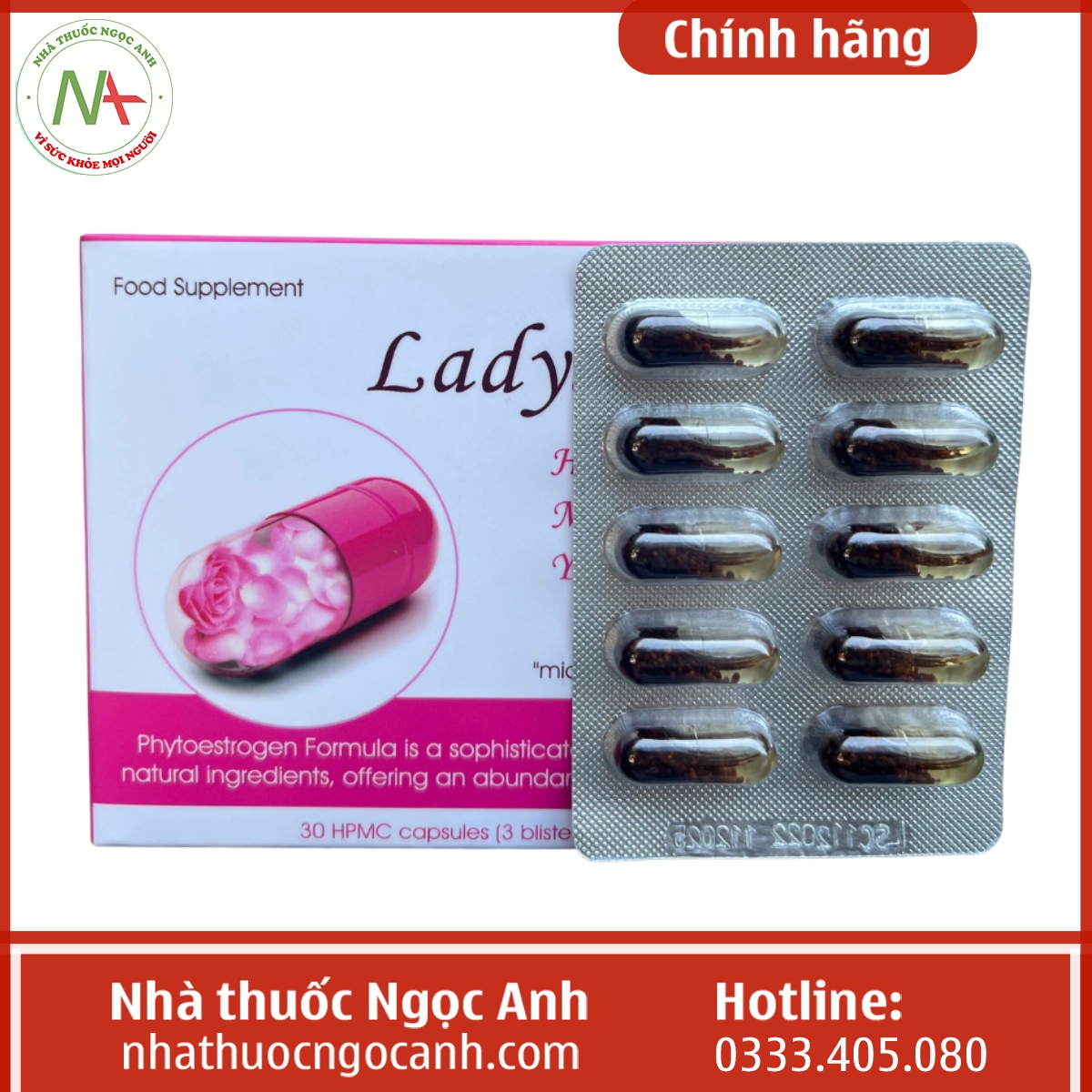 Viên uống nội tiết tố nữ LadySavior có tốt không, giá bao nhiêu, mua ở đâu
