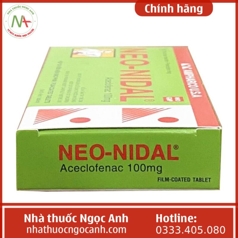 Thuốc giảm đau, chống viêm Neo-Nidal 100mg mua ở đâu, giá bao nhiêu?